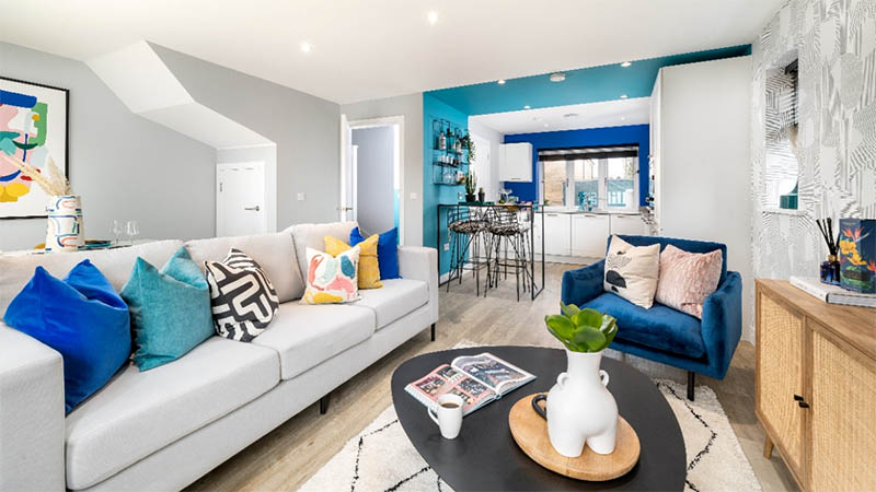 Visitors to Capstone Fields can now see two new show houses